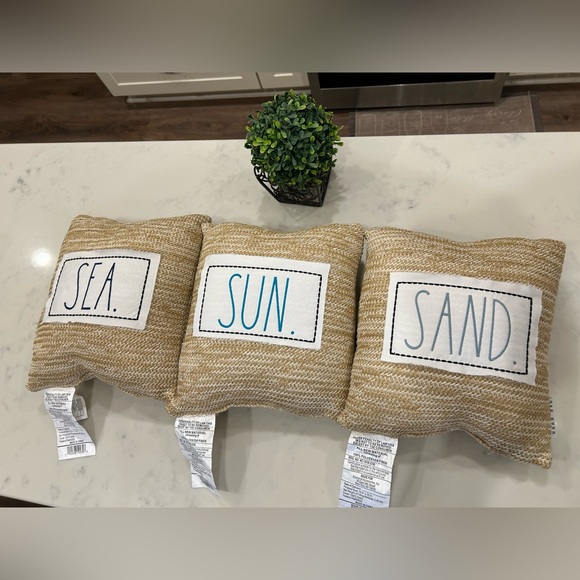Rae Dunn | Accents | Set Of 3 Rae Dunn Outdoor Nautical Sun Sand Sea ...